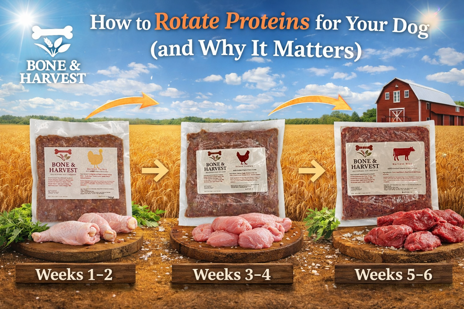 How to Rotate Proteins for Dogs (and Why It Matters) | Bone & Harvest